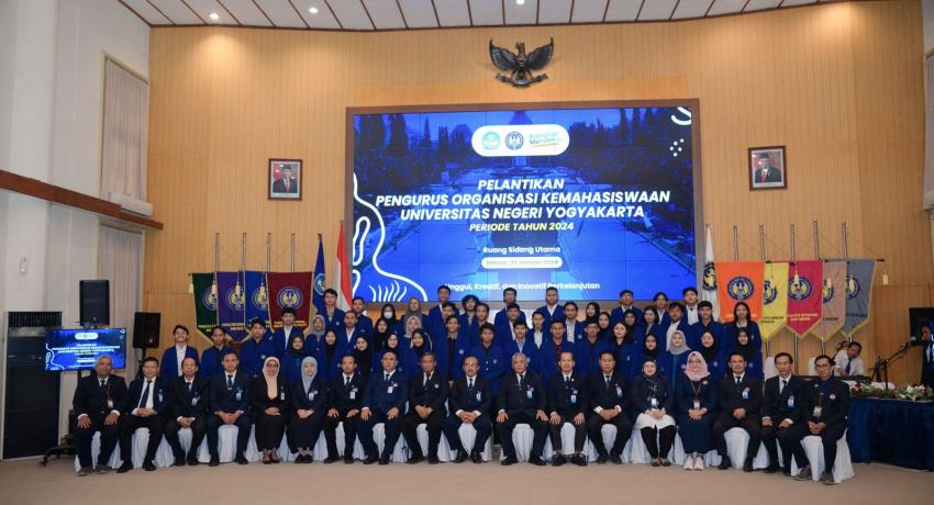 Pelantikan Pengurus Ormawa UNY Periode Tahun 2024 | Universitas Negeri Yogyakarta